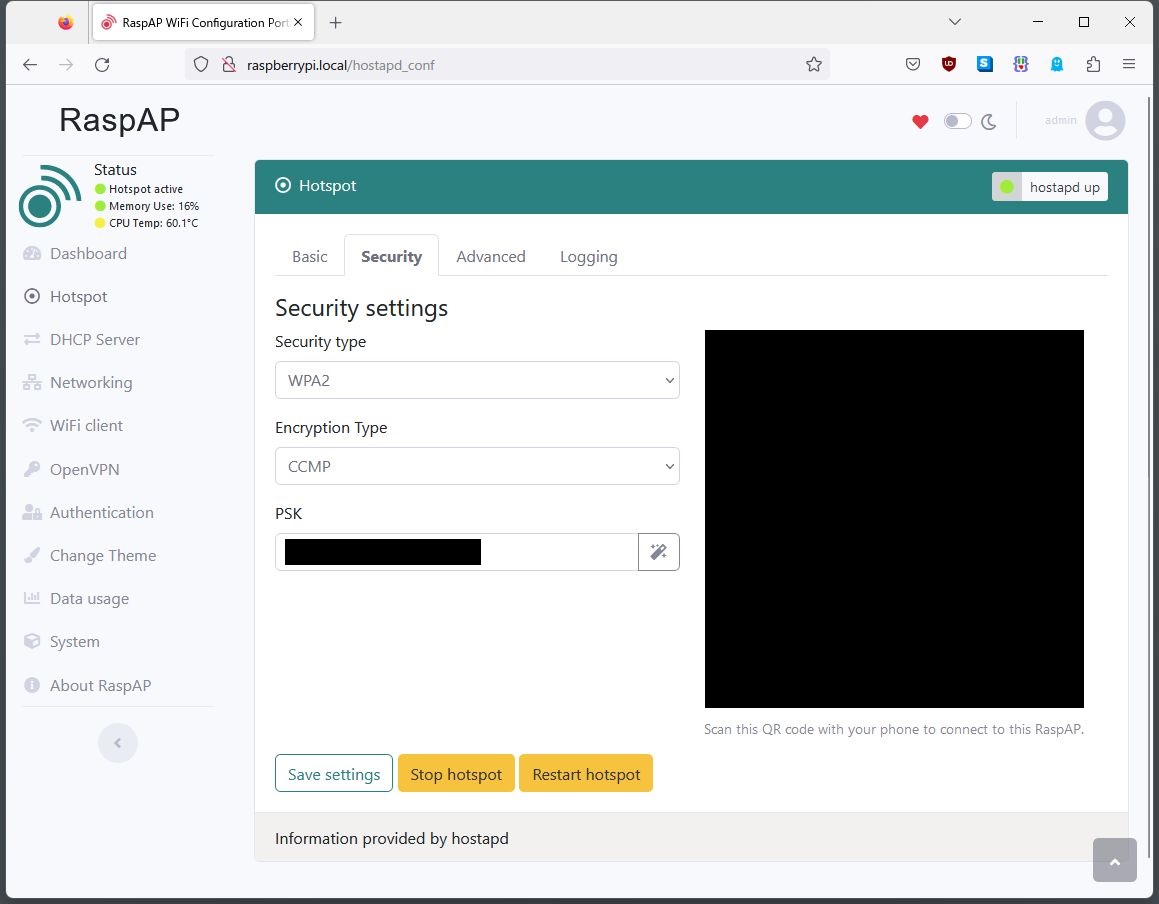 【Raspberry Pi】RaspAPとOpenVPNを使ってVPNクライアントルーターを作成する